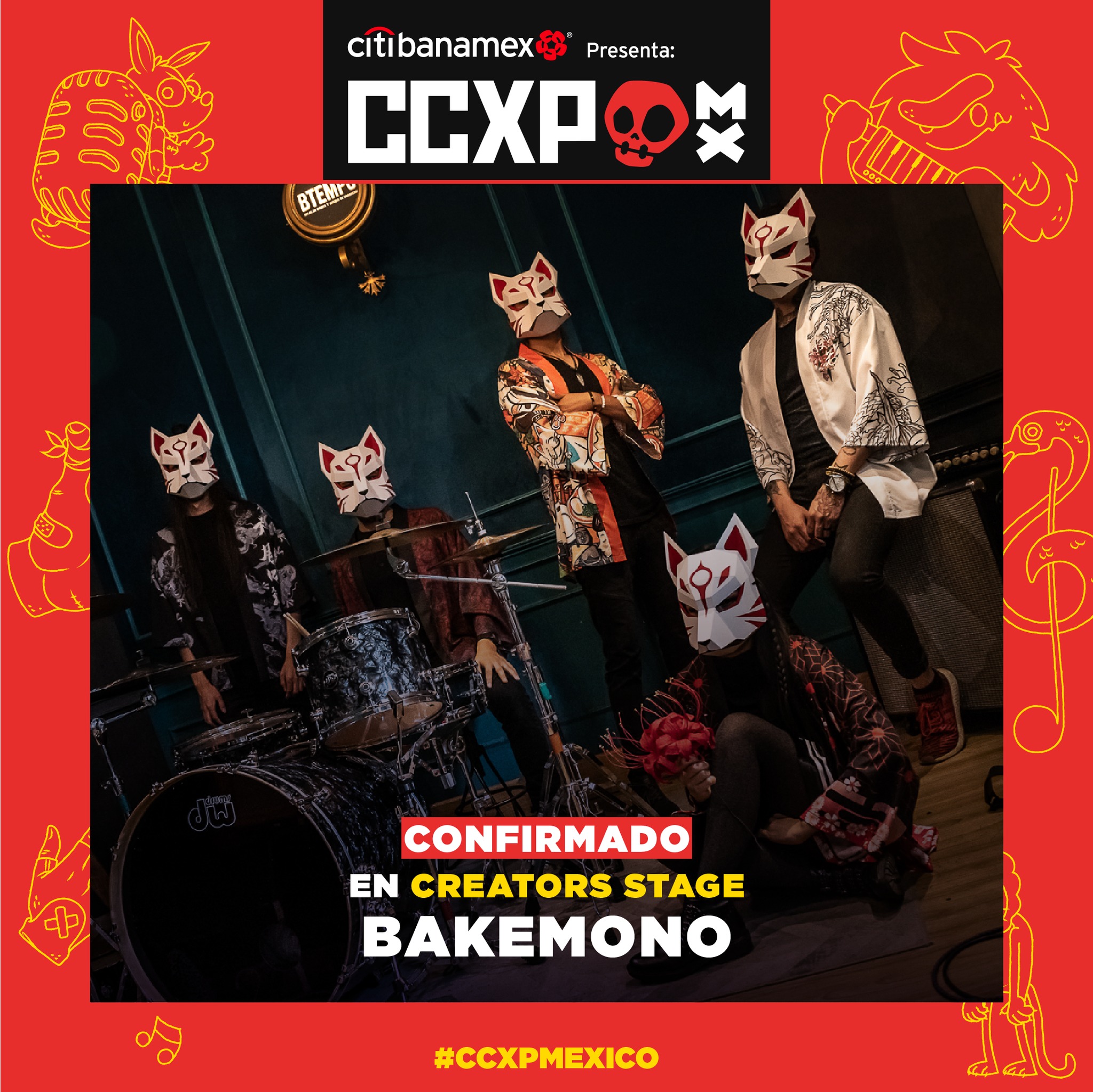 El talento confirmado para el «Creators Stage» de la CCXP México ...
