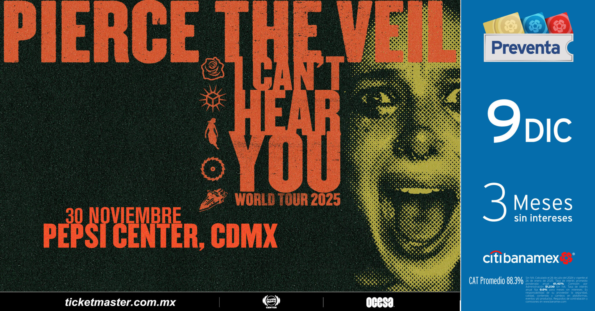 Pierce The Veil anuncia fechas en México como parte de su «I Can’t Hear ...