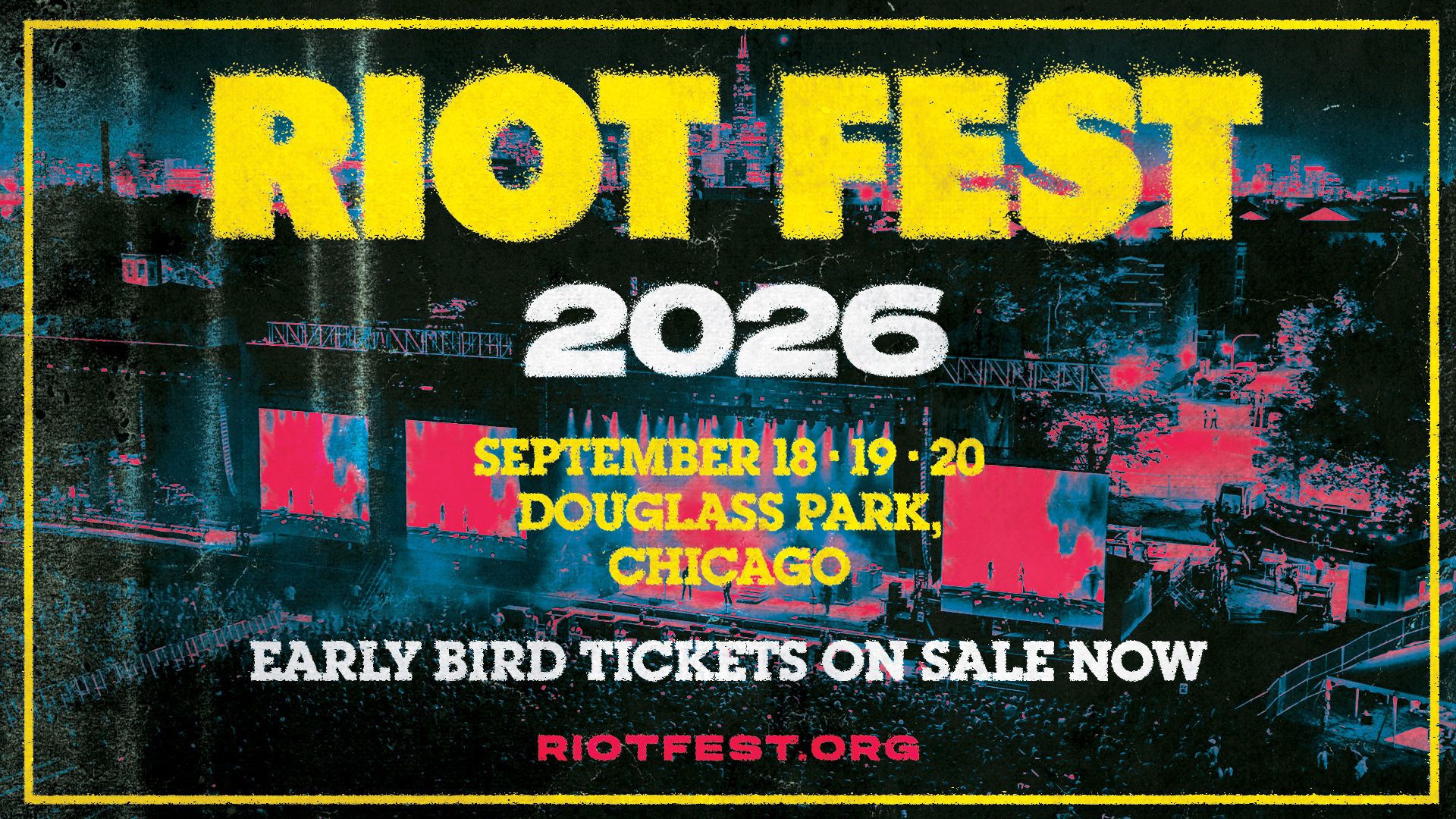 Riot Fest anuncia sus fechas y venta de boletos para el 2026 – Blanca ...